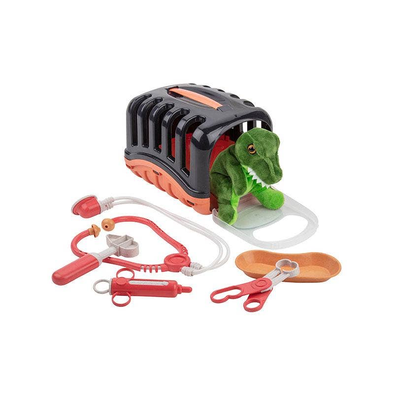Plush T-Rex Dinosaur Veterinary Care Set – She la la